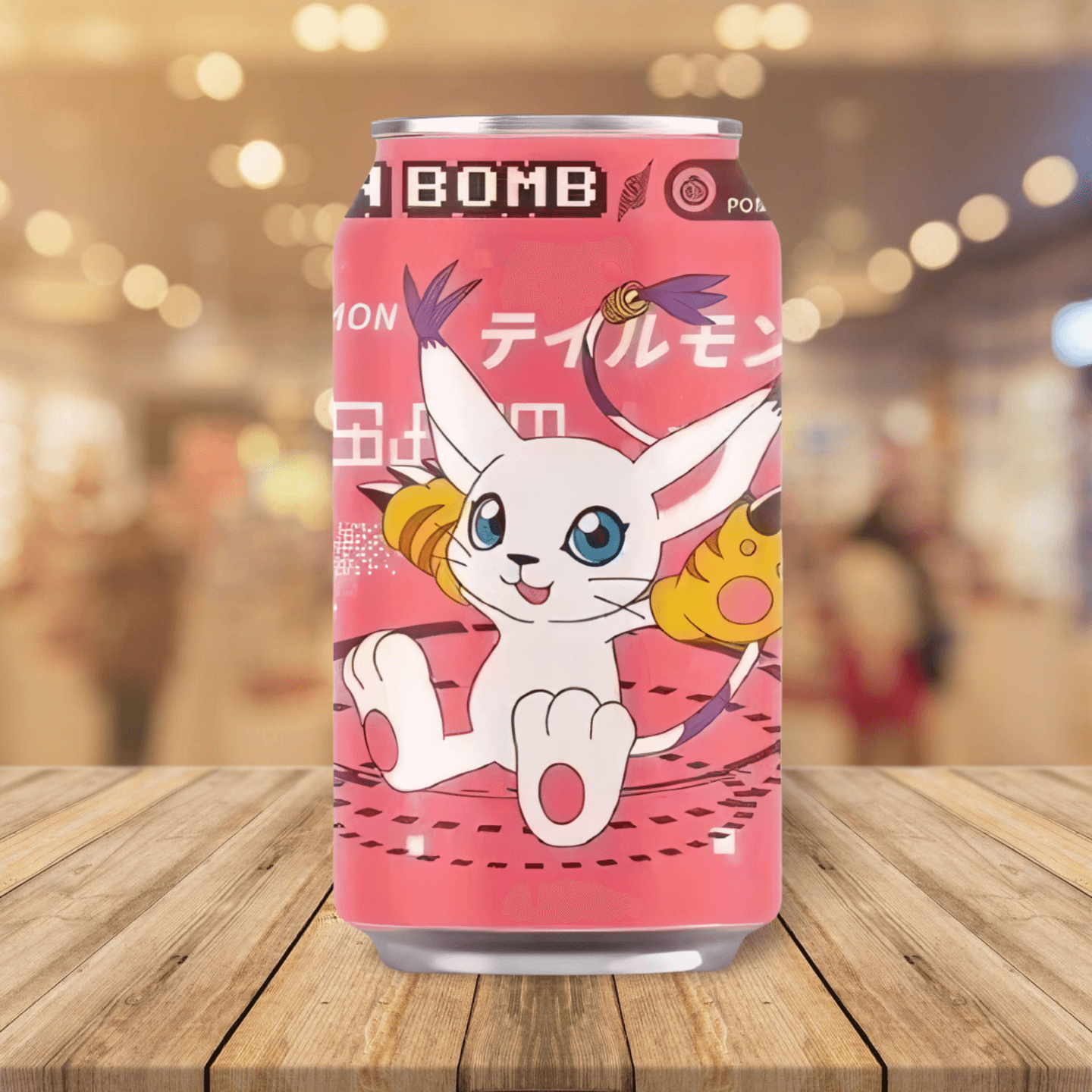 Ocean Bomb Digimon-Pomegranate 數碼寶貝石榴味氣泡水 330ml – 88 SPEEDMART