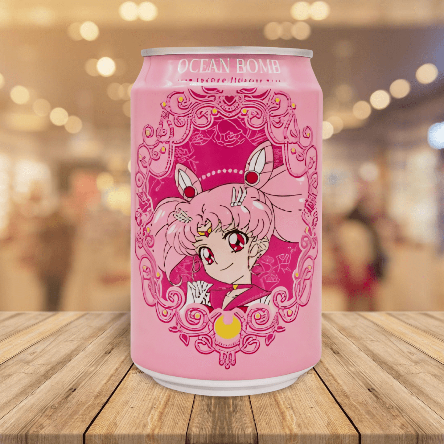 Ocean Bomb & Sailor Moon-Lychee 海洋深層氣泡水-荔枝風味 330ml – 88 SPEEDMART