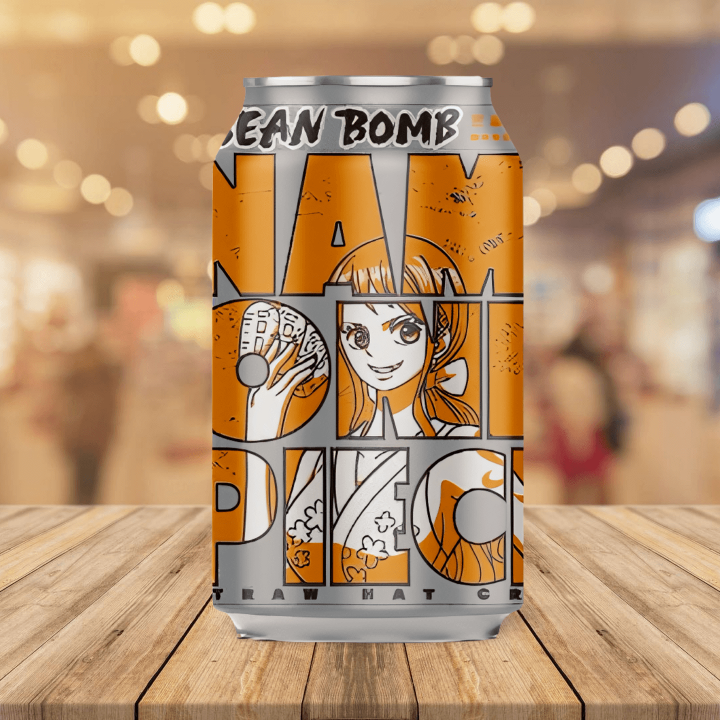 Ocean Bomb One Piece Sparkling Water-Mango 航海王芒果風味氣泡水 330ml – 88 SPEEDMART