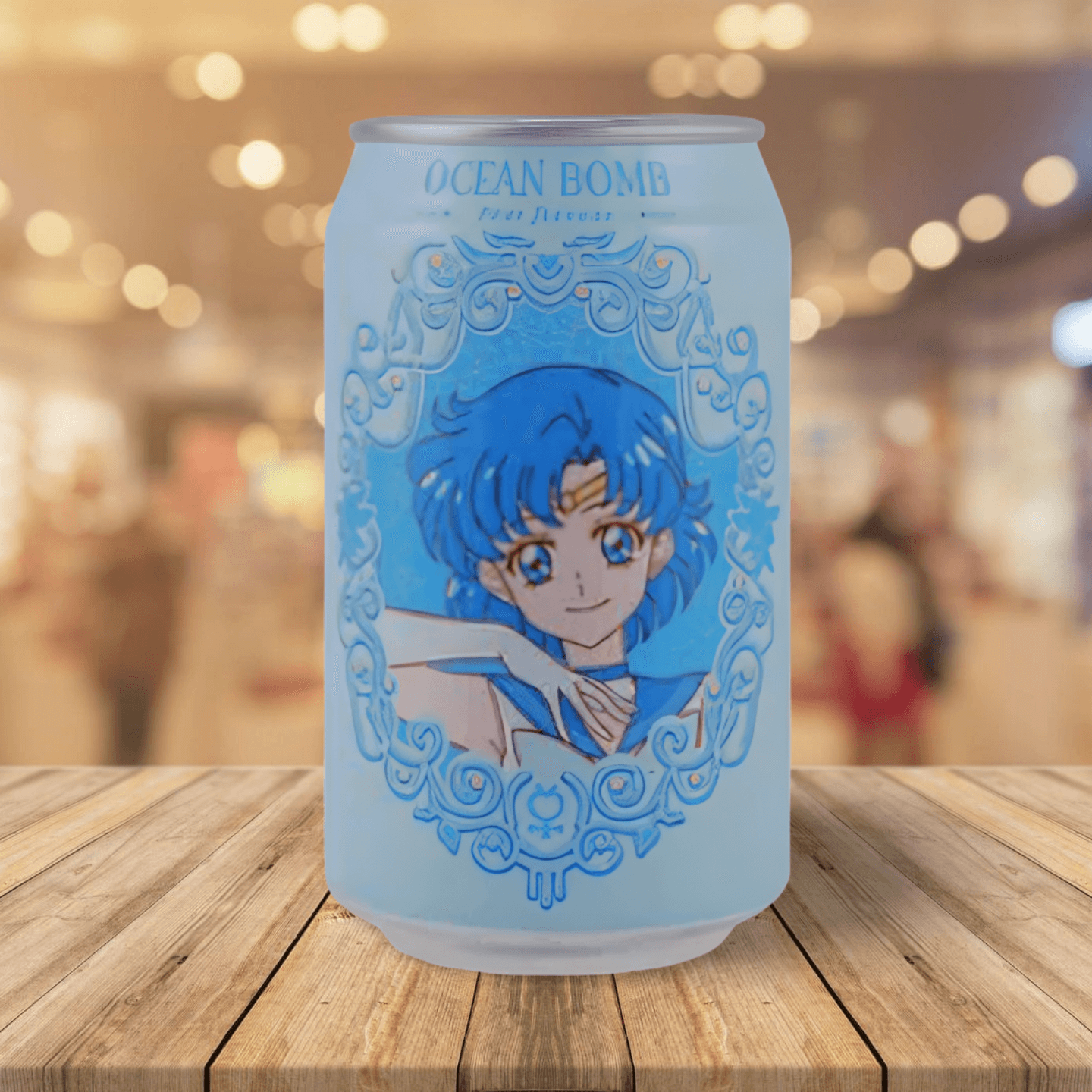 Ocean Bomb & Sailor Moon-Pear 海洋深層氣泡水-水梨風味 330ml – 88 SPEEDMART