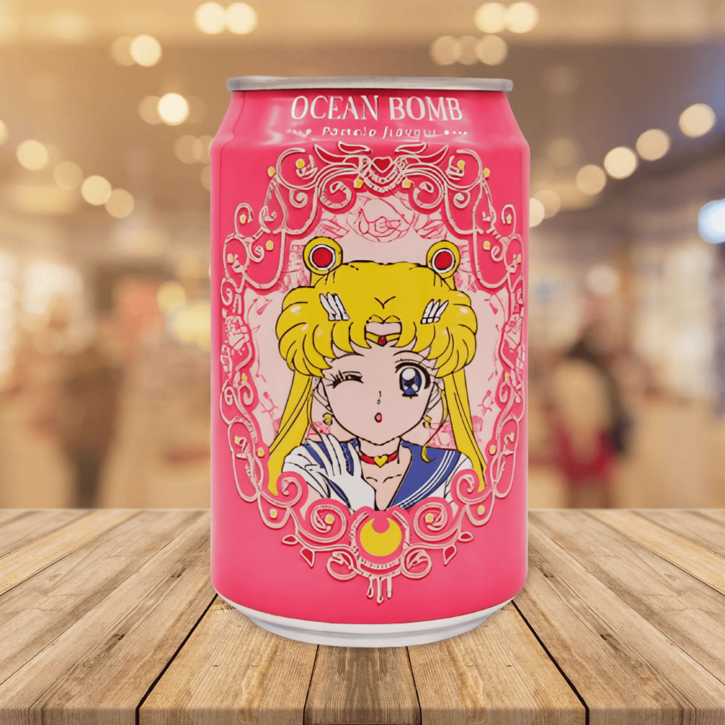 Ocean Bomb & Sailor Moon-Pomelo 海洋深層氣泡水-黃金柚風味 330ml – 88 SPEEDMART