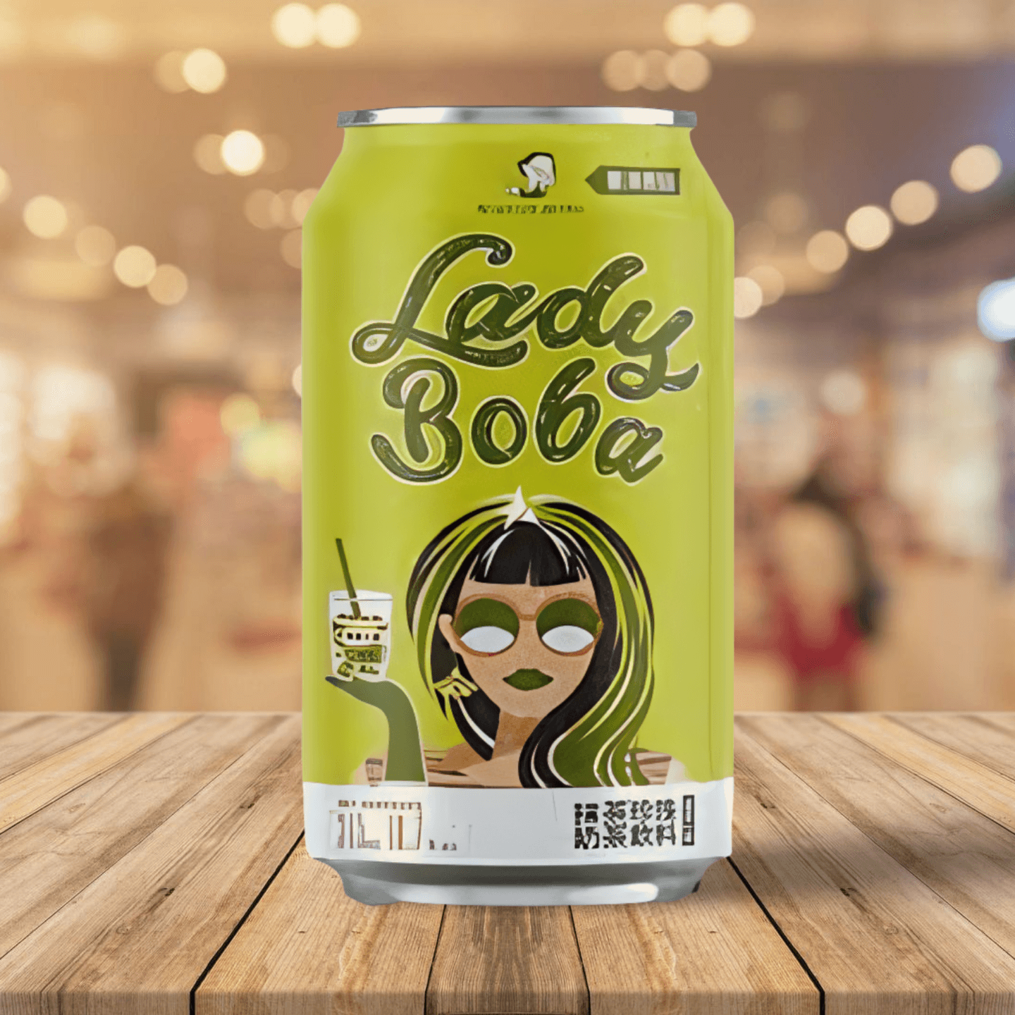 Madam Hong Lady Boba Matcha Latte Bubble Tea 洪大媽波波小妞抹茶珍珠奶茶 315ml – 88 ...