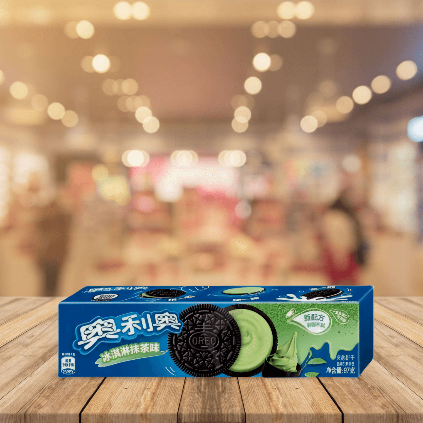 Oreo Cookies-Green Tea Ice Cream 奧冰淇淋風味夾心餅乾-抹茶味 97g – 88 SPEEDMART